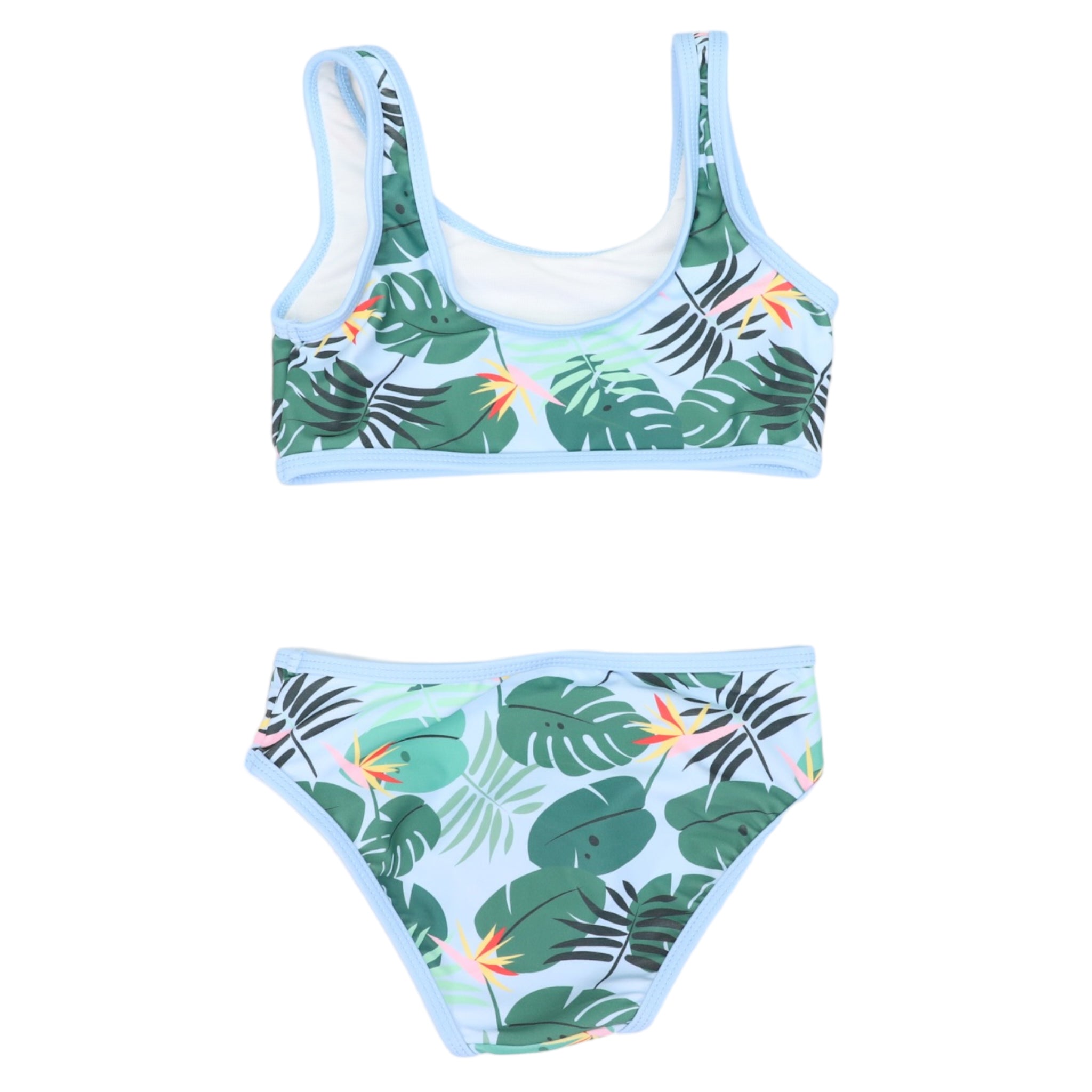 Fern Swim Crop Set Blue – Korango