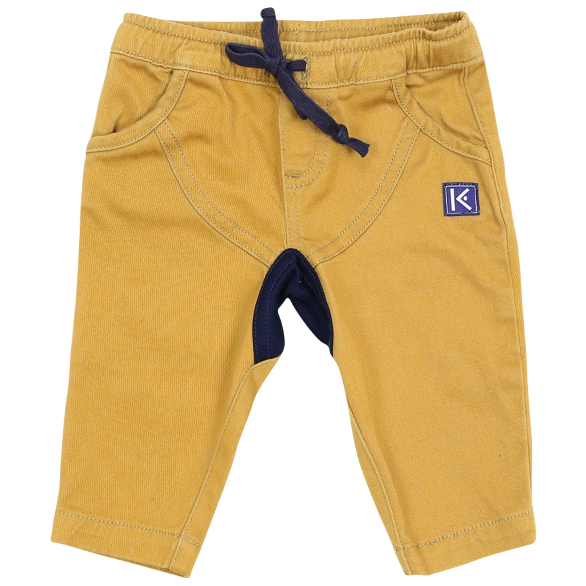 Dropped Crotch Stretch Twill Pant Mustard – Korango