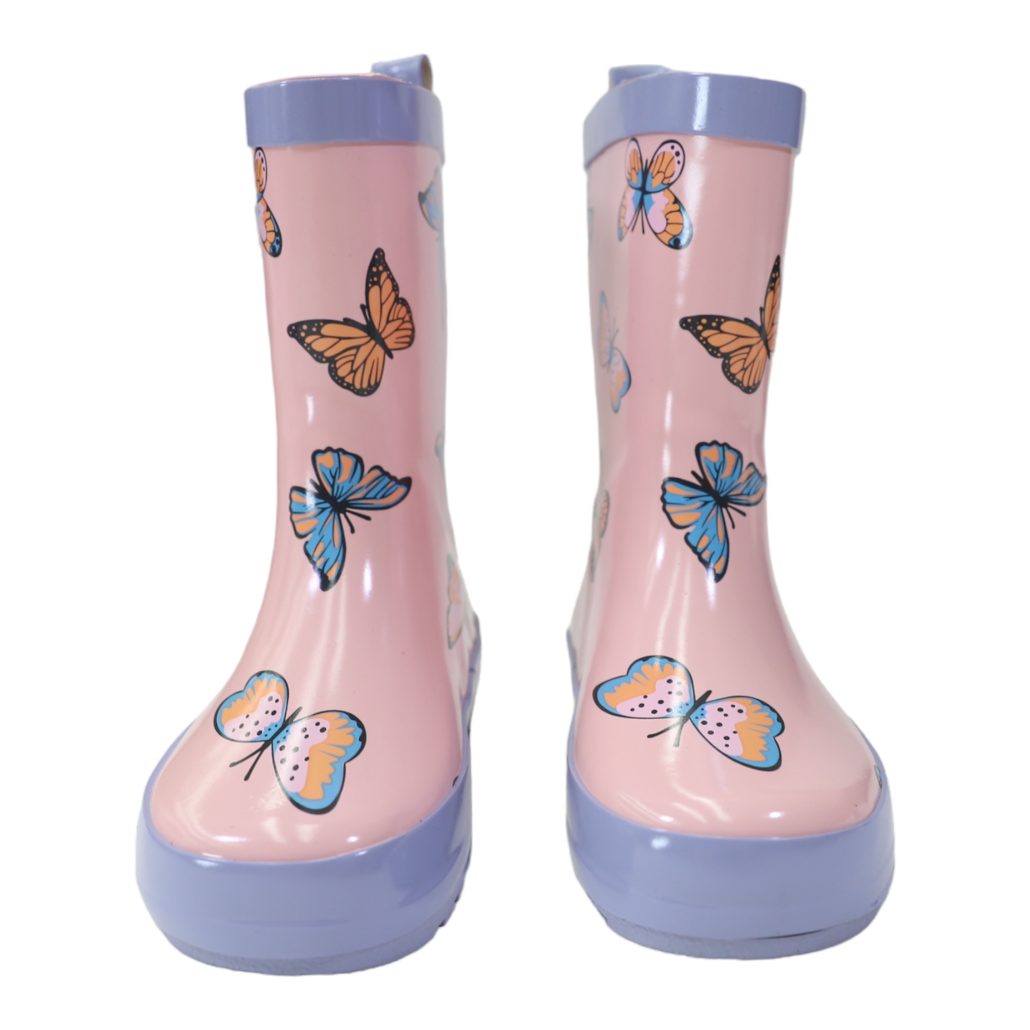 Butterfly Gumboot Fairytale Pink – Korango