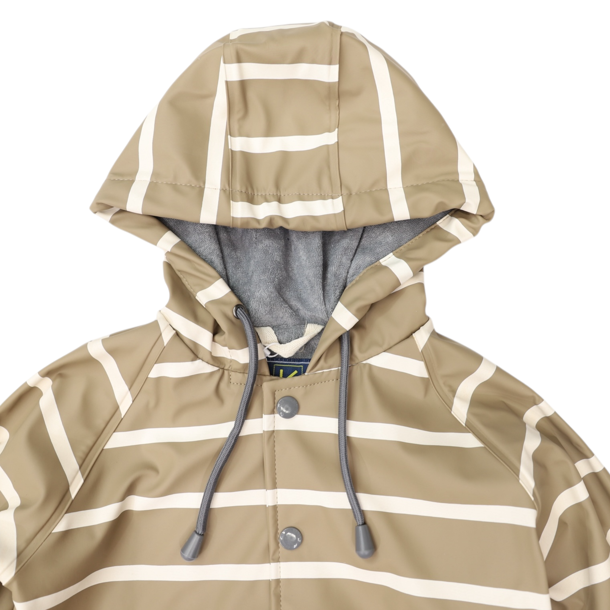 Colour Change Stripe Raincoat Chestnut – Korango
