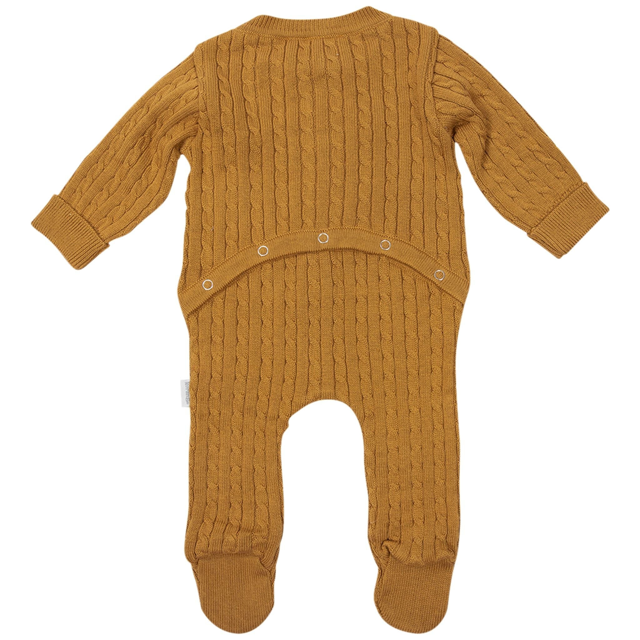 Cable Knit Romper Brown – Korango