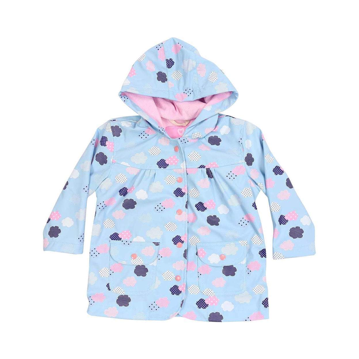 Raincoat Cloud Print French Terry Lined Blue – Korango