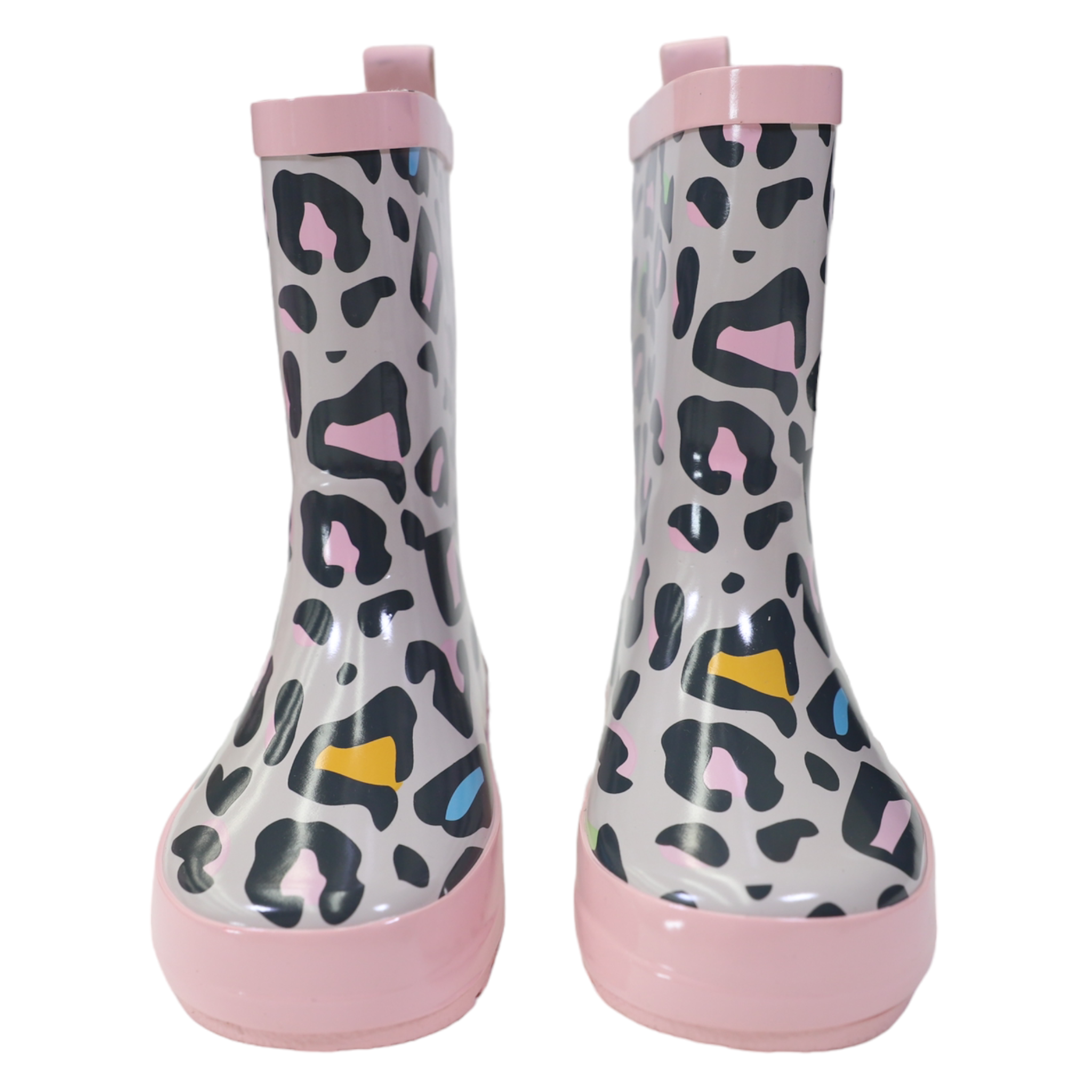 Leopard Print Gumboot Nimbus Cloud – Korango