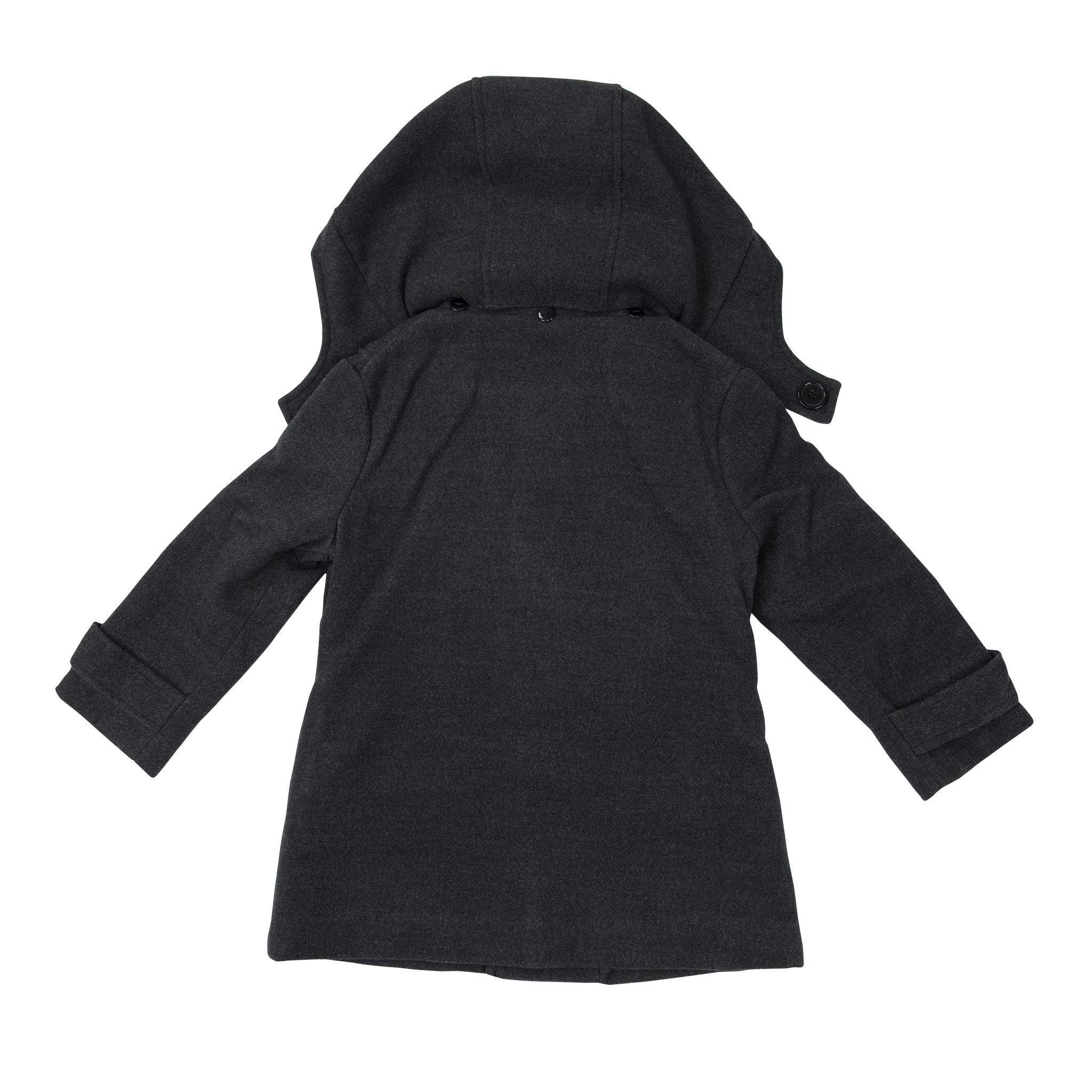 Duffle Overcoat Charcoal – Korango